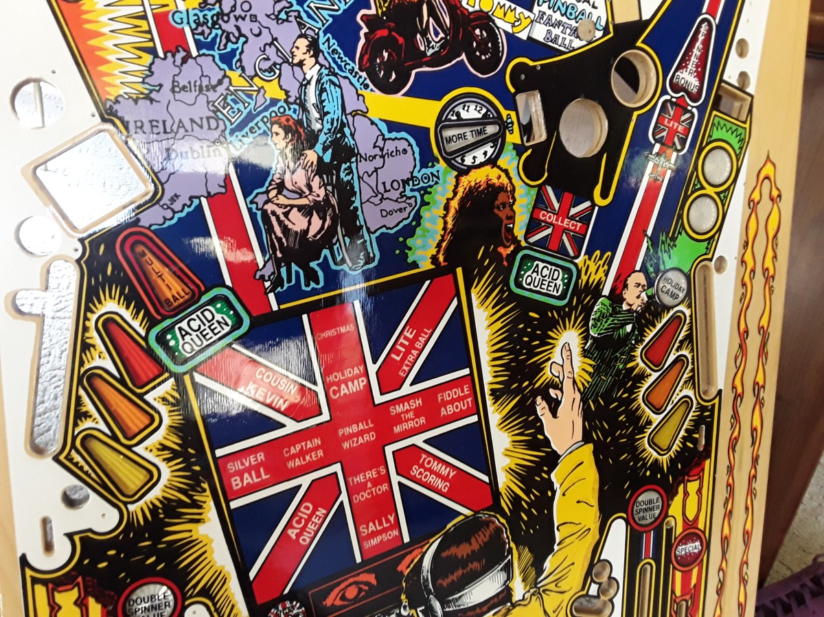 Tommy – Data East – NOS – $1000 – Kruzman Pinball Playfields