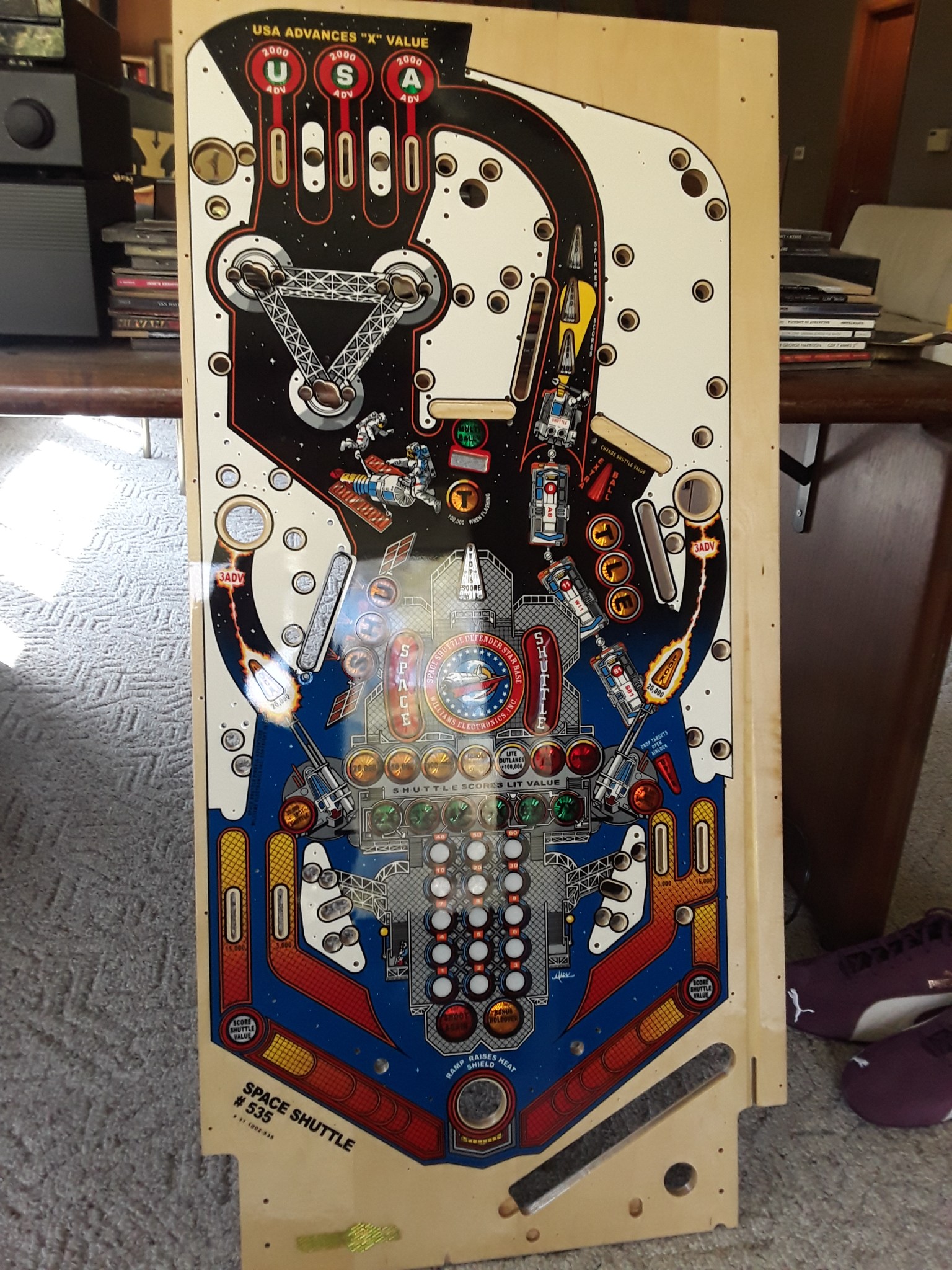 Space Shuttle – CPR – $1000 – Kruzman Pinball Playfields