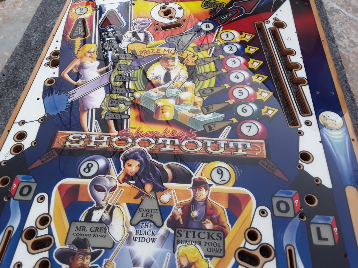 Sharky’s Shootout – Stern – KRuzman Cleared – $1675 – Kruzman Pinball ...