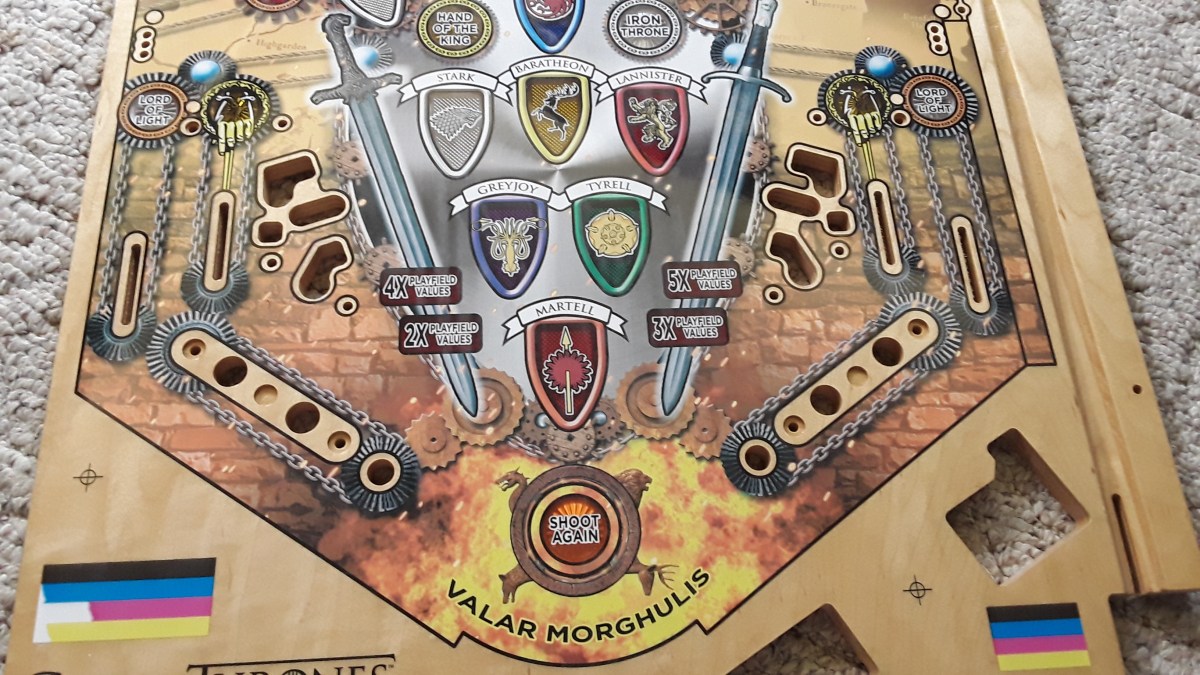 Game of Thrones Pro – Stern – NOS – $700 – Kruzman Pinball Playfields